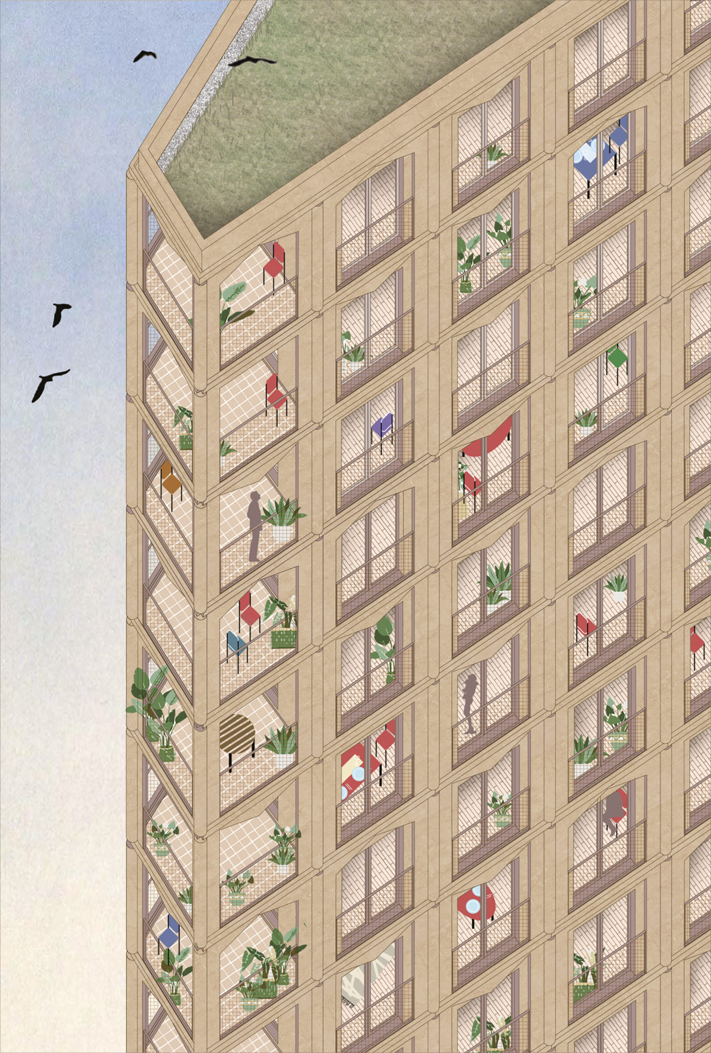 Mixed-Use Building, Îlot Belcier, Residences and Sports Facilities ...